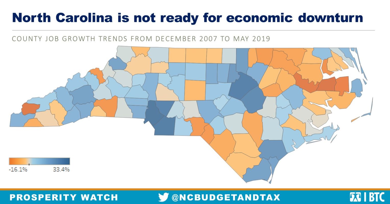 Highs and lows in job market leave the state vulnerable for the next ...