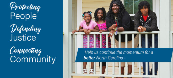 North Carolina Justice Center – Opportunity and prosperity for all