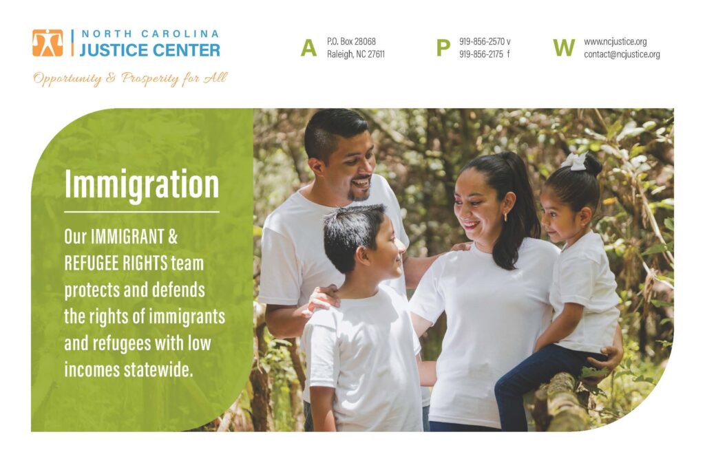 Immigrant & Refugee Rights – North Carolina Justice Center