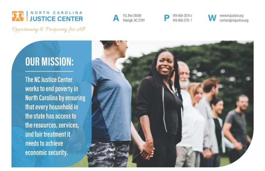 North Carolina Justice Center Overview – North Carolina Justice Center