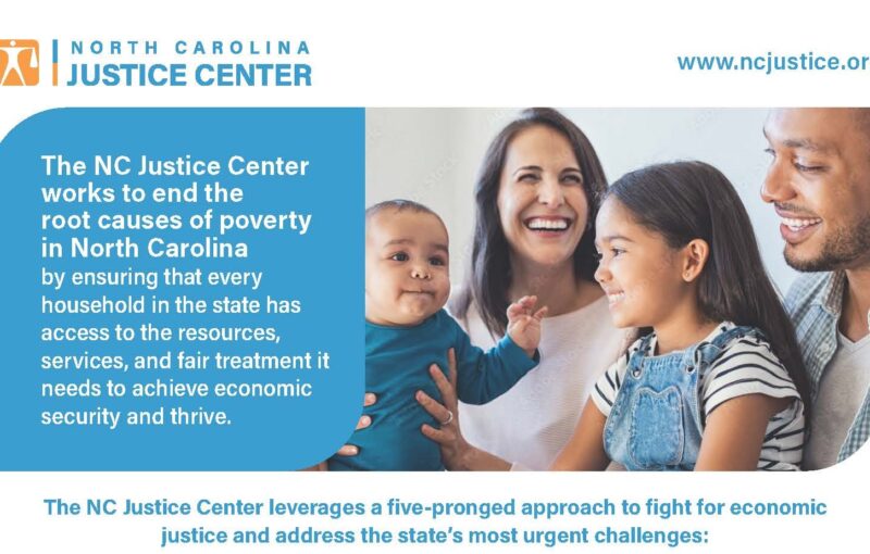 North Carolina Justice Center – Opportunity and prosperity for all