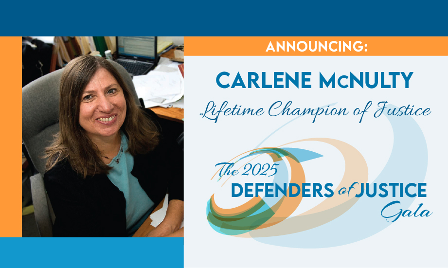2025 Lifetime Champion of Justice Awardee: Carlene McNulty – North ...